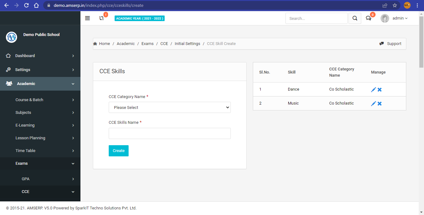 How to add co-scholastic subject in AMSERP – helpdesk