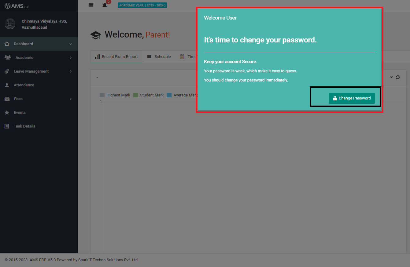 How to pay Chinmaya Vidyalaya Fee through AMS ERP Web Parent Portal ...
